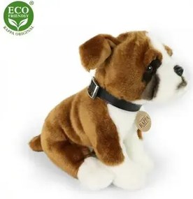RAPPA Plyšový pes boxer 27 cm / ECO-FRIENDLY / od 0 měsíců