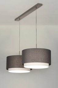 Závěsné designové svítidlo nad stůl Napolitana Grey Duo