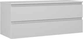 Mexen Orio, koupelnová skříňka 120 cm s horní částí, 2 zásuvky, šedá manta, 91A10-12047-2-BFFC62