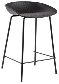 Barová židle atten 65 cm černá MUZZA
