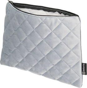 Pouzdro na tablet Velvet barva šedá látka lesklé, sametová