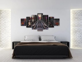 Obraz železničního mostu (210x100 cm)