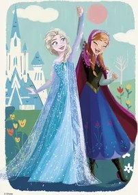 DINO Ledové králoství: Anna a Elsa / 2x77 dílků / od 5 let