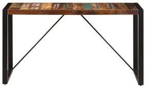 Jídelní stůl 140 x 70 x 75 cm masivní recyklované dřevo 247421