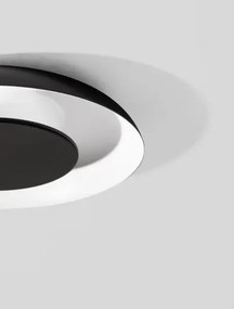 LED stmívatelné černo-bílé designové stropní svítidlo Epos