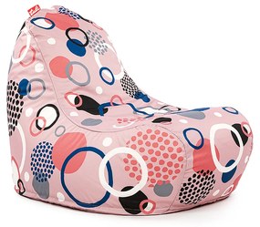 Tuli Sedací vak Relax Provedení: 115  - růžová - polyester s vnitřním obalem