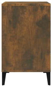 Botník kouřový dub 102x36x60 cm kompozitní dřevo - Default Title