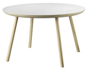 Konferenční stolek Gesja z dubového dřeva Barva dřeva:: bílá, Šířka stolu:: 75cm