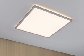 Paulmann 70995 Atria Shine, matně chromové stropní LED svítidlo s korónou, 22W LED 3000K tříkrokové stmívání, 42x42cm