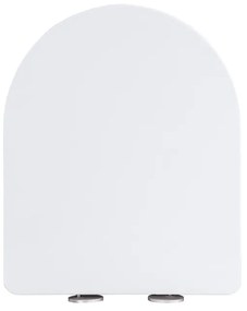 Gamma Magro, toaletní WC sedátko 438x361mm z duroplastu s pomalým zavíráním, bílá, GMA-MAGRO