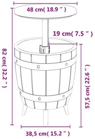 Chladicí Stolek 3 V 1 Černý Polypropylen - Černá