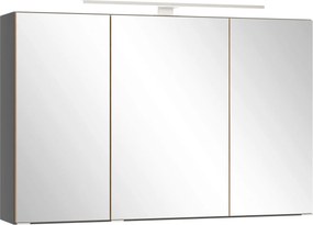 XXXLutz ZRCADLOVÁ SKŘÍŇKA, divoký dub, šedá, 100/64/20 cm Held - Online Only koupelnové skříňky - 000307021208