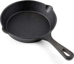 Litinová pánev Wiltec – 16 cm, černá (62963)