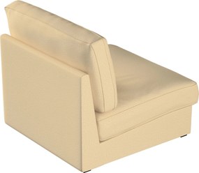 Potah na neskládací křeslo IKEA Kivik barva béžová látka lesklé, pletený vzor