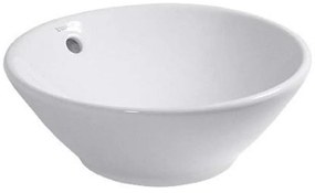 Duravit Bacino - Umyvadlo na desku, průměr 42 cm, s přepadem, bílá 0325420000