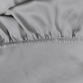 ELASTICKÉ JERSEY PROSTĚRADLO 200X220 CM, VÝŠKA 30 CM ŠEDÁ