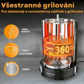 GourmetMaxx Vetikální Döner gril 05914