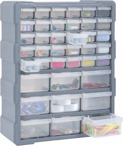 Organizér s 39 zásuvkami 38 x 16 x 47 cm 147586