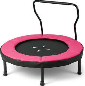 Costway Ø102 cm dětská trampolína fitness trampolína vnitřní s odnímatelnou