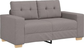 Pohovka 3 ks Taupe Lněná směs 3324634