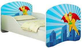 Dětská postel - Superhrdina 140x70 cm