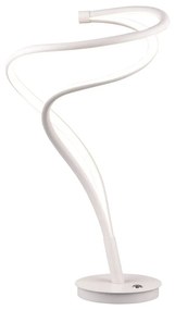 Bílá LED stolní lampa s kovovým stínidlem (výška 56 cm) Nala – Trio Select