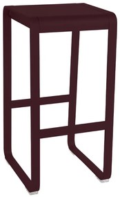 OnaDnes -20% Třešňově červená hliníková zahradní barová židle Fermob Bellevie 75 cm