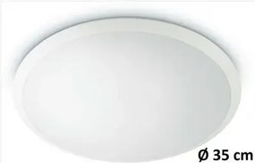 Philips Wawel 17W bílá / LED stropní svítidlo / 1600lm / 2700-6500K /