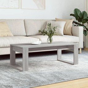 Konferenční stolek šedý sonoma 102x50x35 cm kompozitní dřevo - Default Title