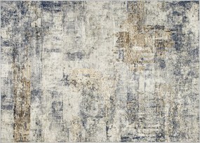 HOMCOM omyvatelný koberec s abstraktním vzorem, 200 × 140 cm, šedá
