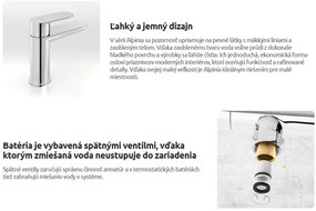 Deante Alpinia, vanová baterie, zlatá lesklá, DEA-BGA_Z10M