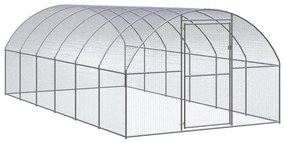 Venkovní klec pro kuřata 3 x 6 x 2 m pozinkovaná ocel 3095465