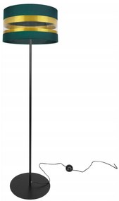 Stojací lampa Intense Gold, 1x textilní stínítko (výběr ze 6 barev), (výběr ze 3 barev konstrukce), (fi 35cm), o