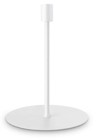 Ideal Lux Stolní lampa SET UP, BIG, ⌀30cm Barva stínidla: šedá, Barva podstavce: bílá