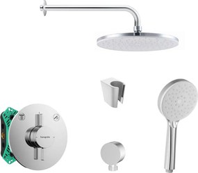 SANITINO - Sprchový set s baterií a tělesem pod omítku Hansgrohe, příslušenství kielle, chrom SANI21HKK005