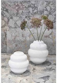 Villa Collection Skleněná váza Bubble 20 x 20,5 cm White