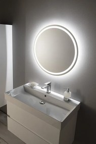 Sapho Reflex 67 x 3,4 cm zrcadlo s LED osvětlením RE067 kulaté