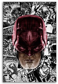 Gario Obraz na plátně Červená maska hrdiny - Rubiant Rozměry: 40 x 60 cm