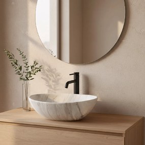 Rea Sofia Ash, umyvadlo na desku 41x34,5x15 cm, imitace kamene, REA-U6362