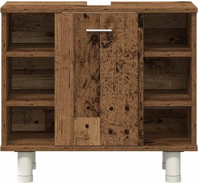 3dílná koupelnová sestava old wood kompozitní dřevo 3328569