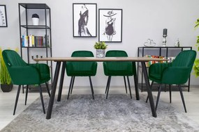 Set jídelních židlí LUGO zelené (2ks)