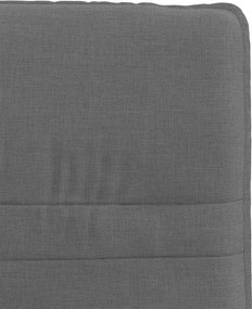 Otočné jídelní židle 6 ks tmavě šedé textil 3315626