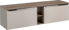 Comad Koupelnová skříňka pod deskové umyvadlo set Santa Fe Taupe 180 šedohnědá/dub santa fe