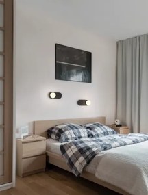 Designové nástěnné svítidlo Blob bílá