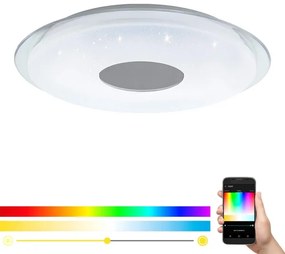 Eglo 98768 - LED RGB Stmívatelné stropní svítidlo LANCIANO-C LED/38W/230V + DO