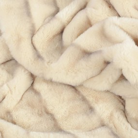 Goldea luxusní deka z mikrovlákna - hnědé pruhy 150 x 200 cm