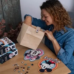 Trefl Wood Craft Origin - Puzzle - Mickey Mouse Retro / 160 dílků / 24