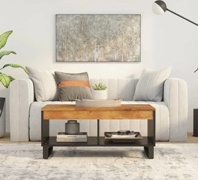 vidaXL Konferenční stolek 90 x 50 x 40 cm masivní mangovníkové dřevo [352870] Barva: medová hnědá