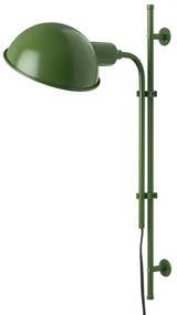 Marset A641-446 Funiculí A, nástěnná lampa nadčasového designu, 1xE14, tmavě zelená RAL 1104030, výška 49,2cm