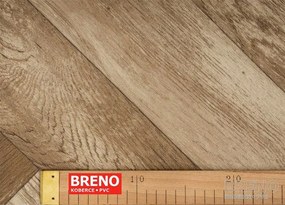 Breno PVC MAXIMA PLUS Jasmund S34 – dřevěný dekor parket, šíře 300 cm